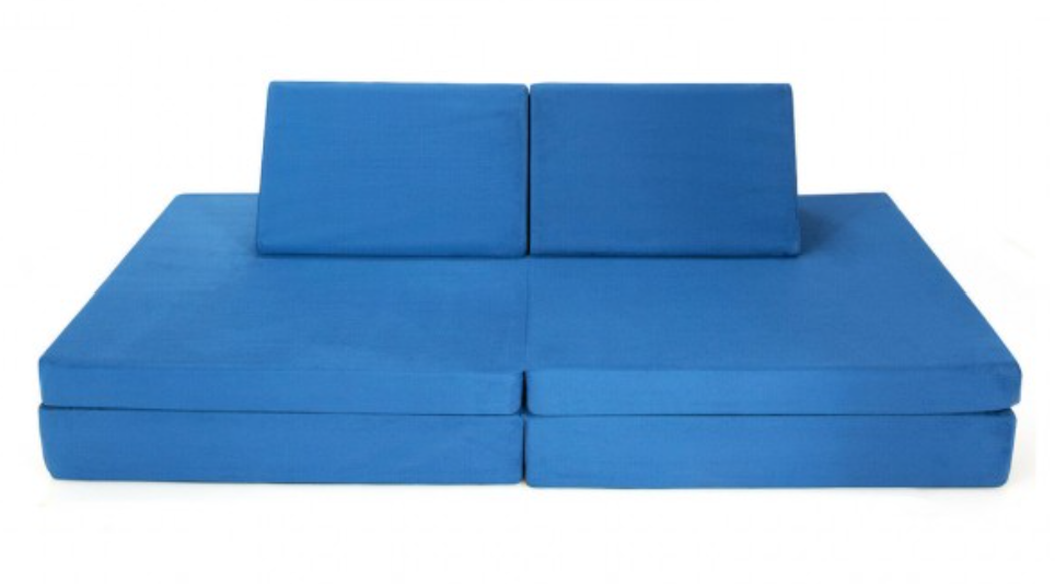 *Girls Boys Modular Sofa and Play Couch Set with 2 Folding Mats and 2