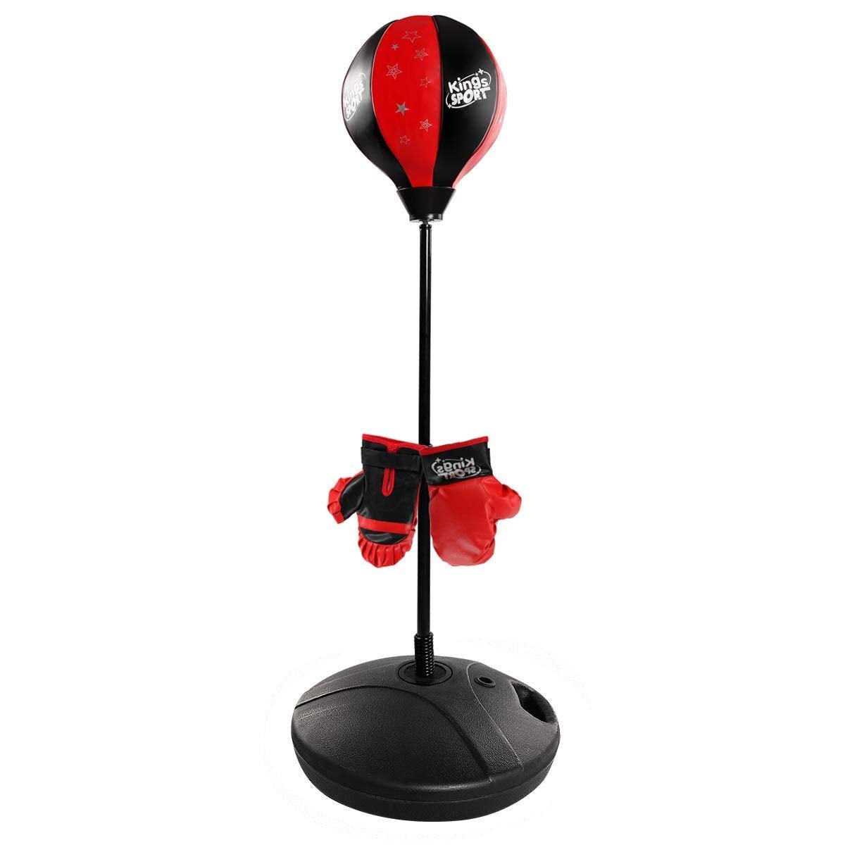 Kids Adjustable Stand Punching Bag Toy Set with Boxing Glove