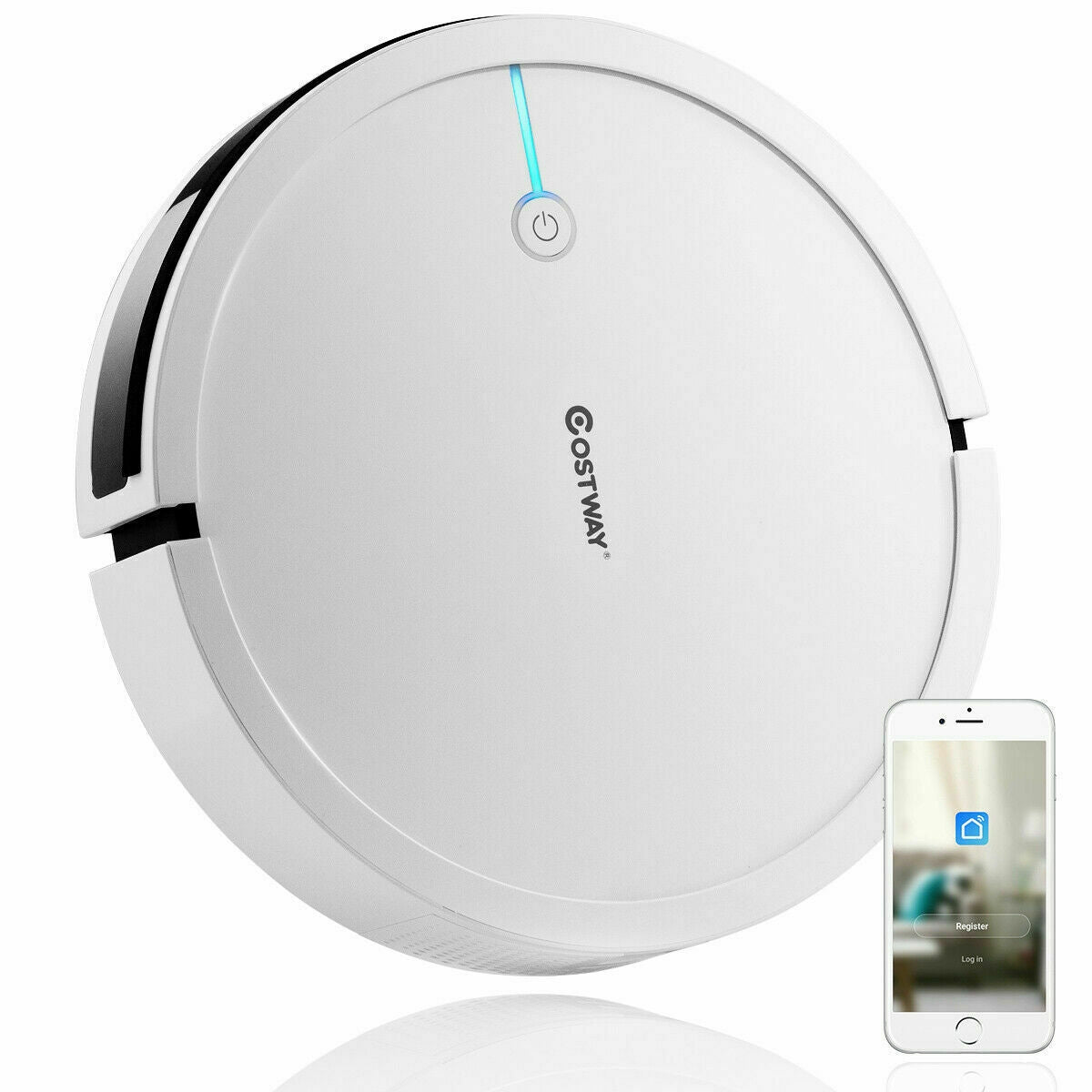 Mega Sale-Voice Control Self-Charge Vacuum Cleaner Robot With APP Cont